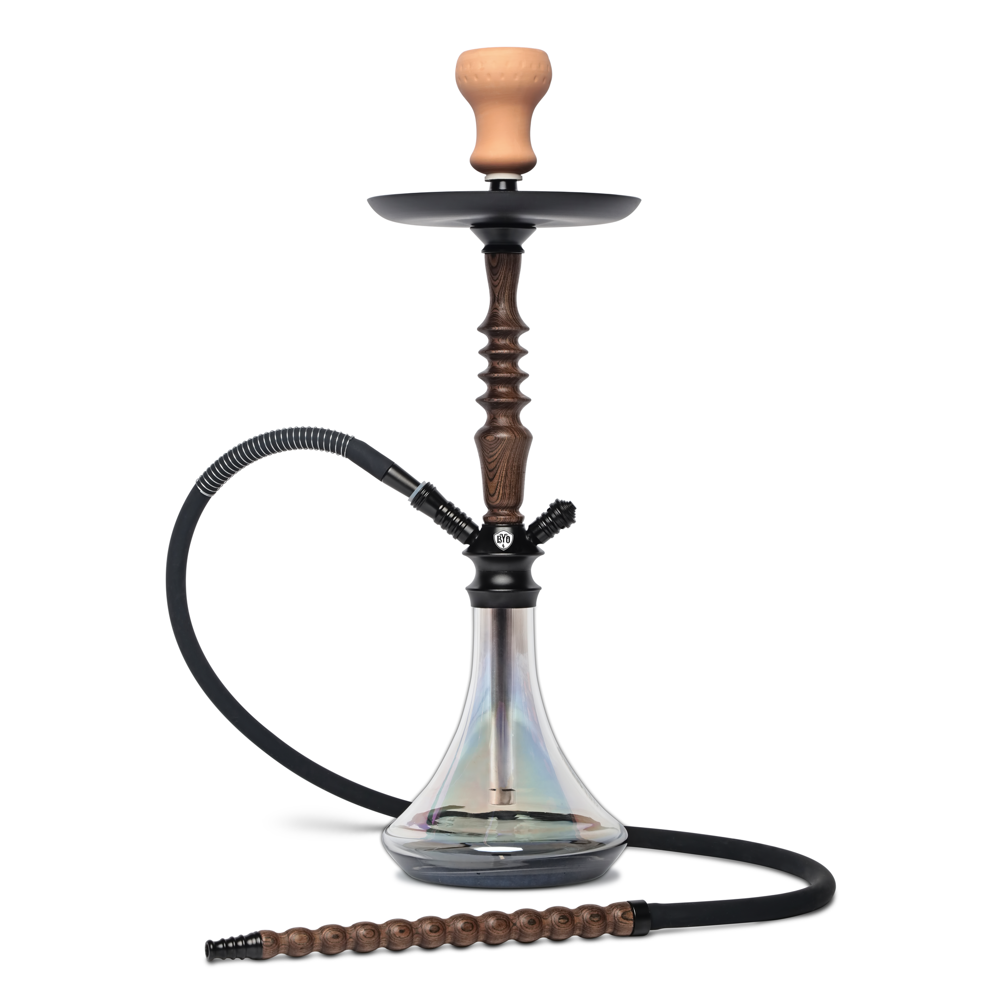 24" Saki B.Y.O. Wood Hookah with Click Technology – B.Y.O. Hookahs